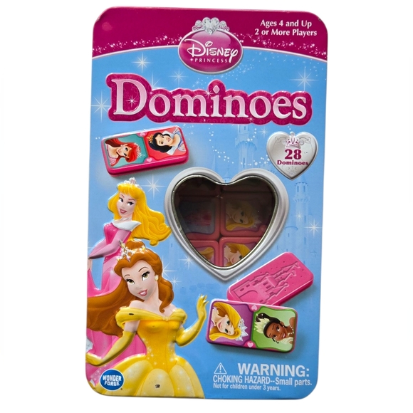 Disney | Toys | Disney Princess Dominoes Set Pink And Yellow | Poshmark